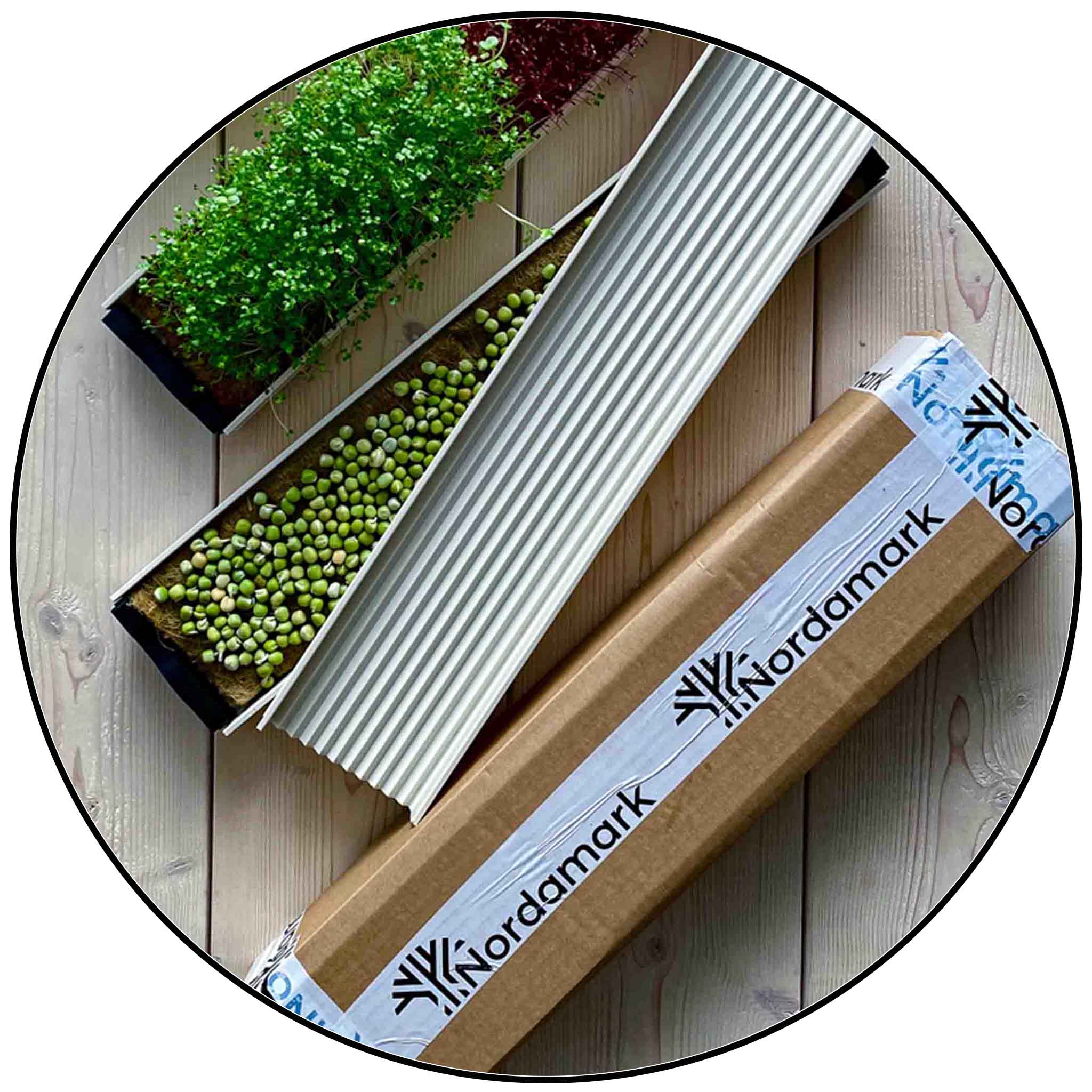 Microgreen Production - Hydroponic NFT system – Nordamark